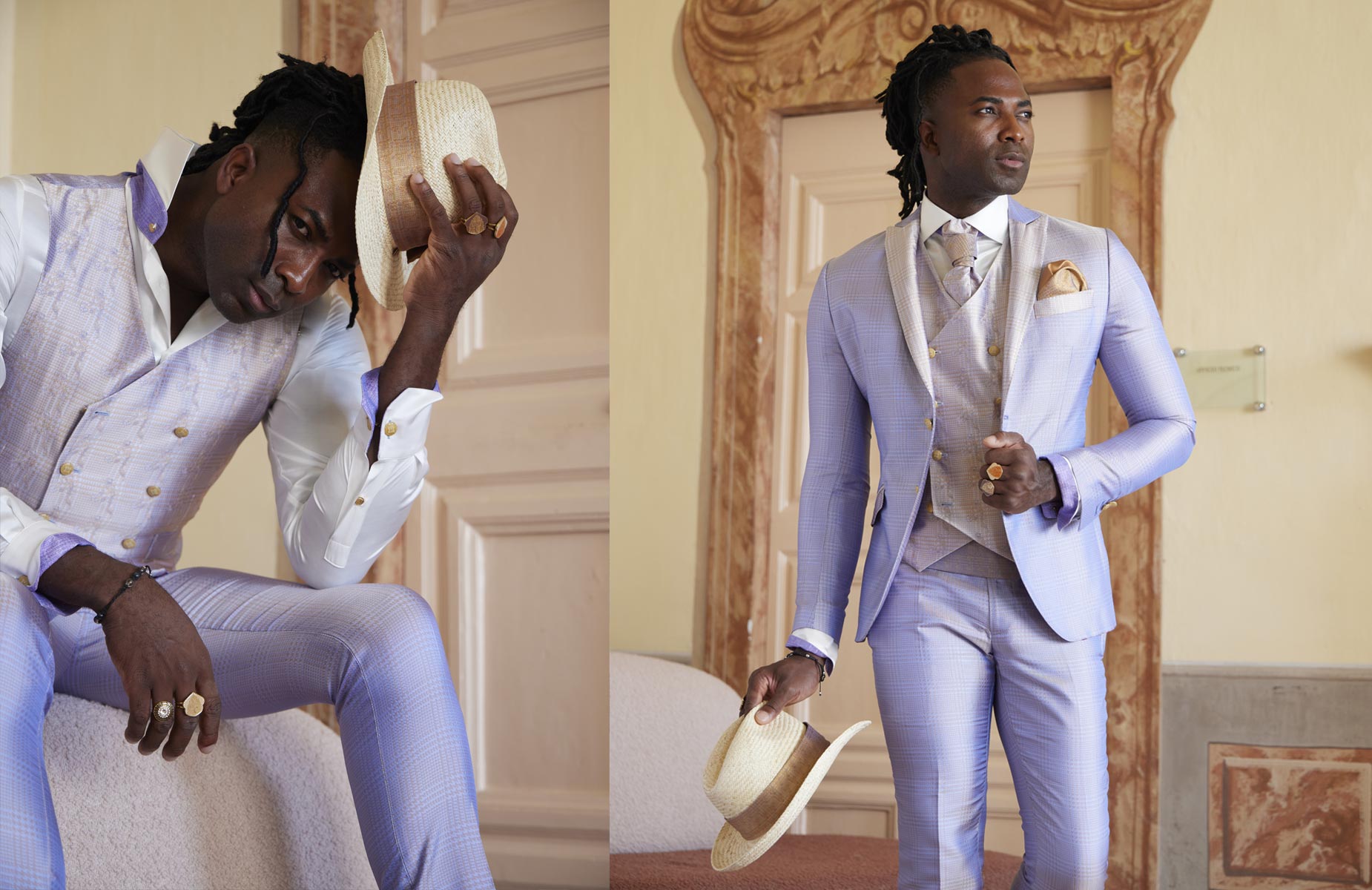 InstaBad Magazine unveils the luxury men's suits from Cleofe Finati